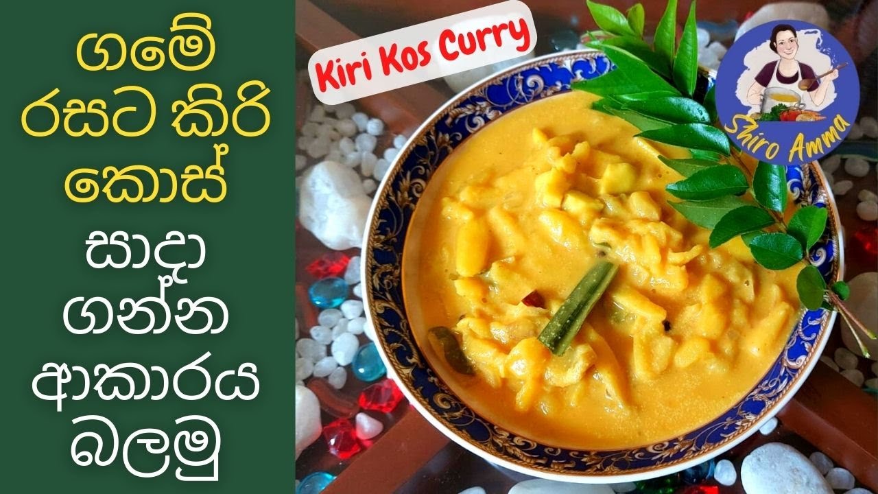 ගමේ රසට කිරි කොස් සාදා ගන්නා ආකාරය බලමුද? | Kiri kos Curry by Shiro ...