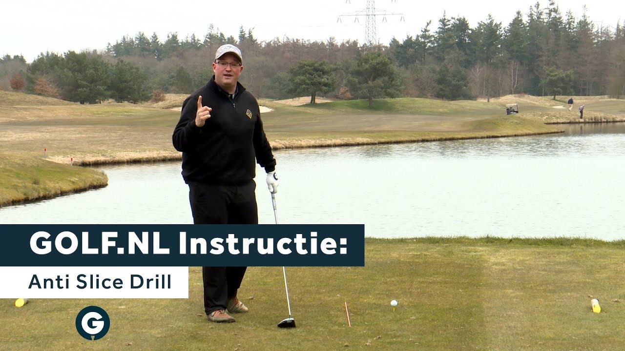 GOLF.NL instructie: Anti Slice Drill - YouTube
