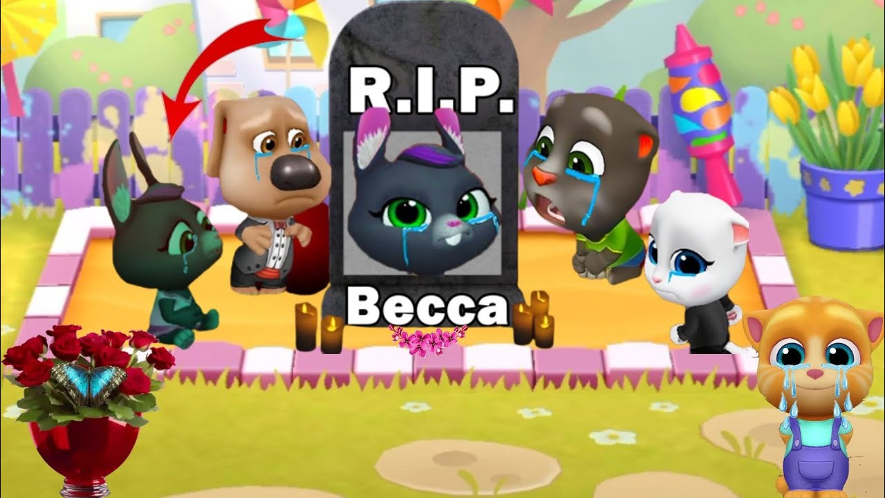 My Talking Tom Friends 🐱 AMONG US - R.I.P BECCA 🐱 Tom Friends Cartoon - YouTube