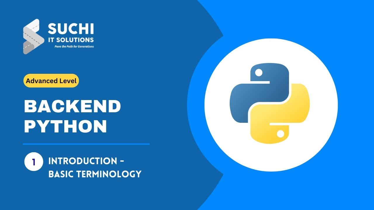 01_Introduction to Python Basic Terminology |Python Course For Advanced ...