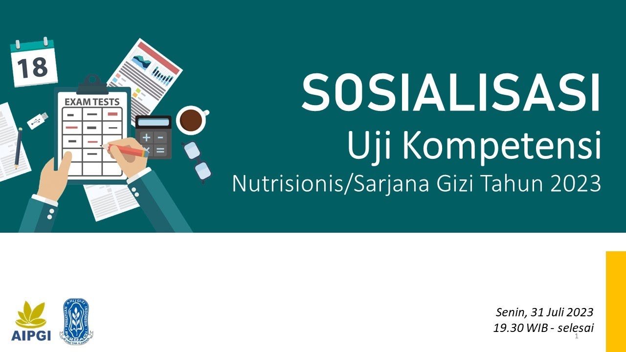 Sosialisasi Uji Kompetensi Nutrisionis/Sarjana Gizi Tahun 2023 - YouTube