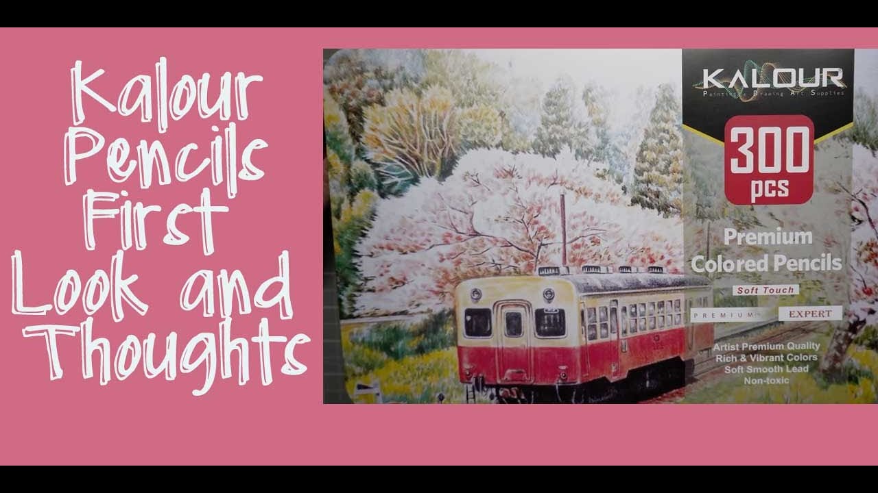 My first thoughts on Kalour 300 Pencils Set | Adult Colouring | Adult ...