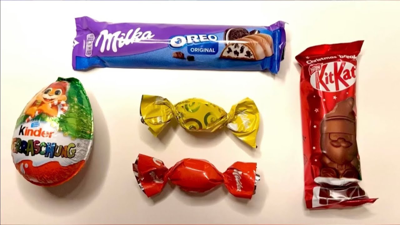 ASMR Candy opening • Kinder unboxing • Surprise Egg • Kinderegg • Kit ...
