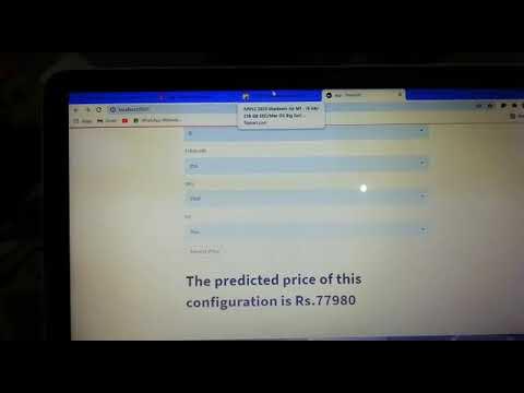Laptop price prediction -Ml model using python - YouTube
