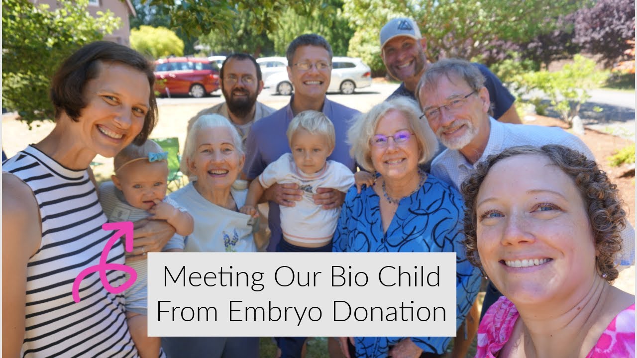 Meeting Our Bio Child For The First Time | Embryo Donation Success ...