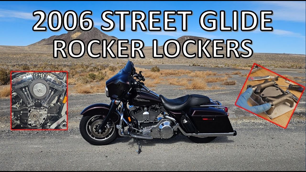 2006 Street Glide FLHXI - Cam Cover and Rocker Lockers - YouTube