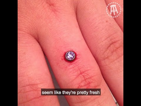 NEW TREND: Nailing engagement rings into your finger - YouTube