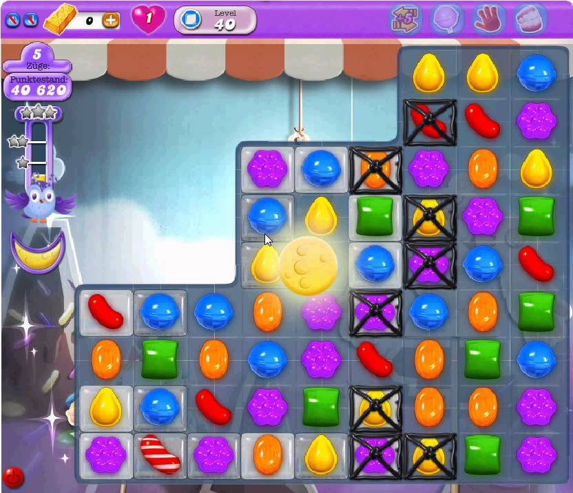 Candy Crush Saga Dreamworld Level 40 - ODUS - YouTube
