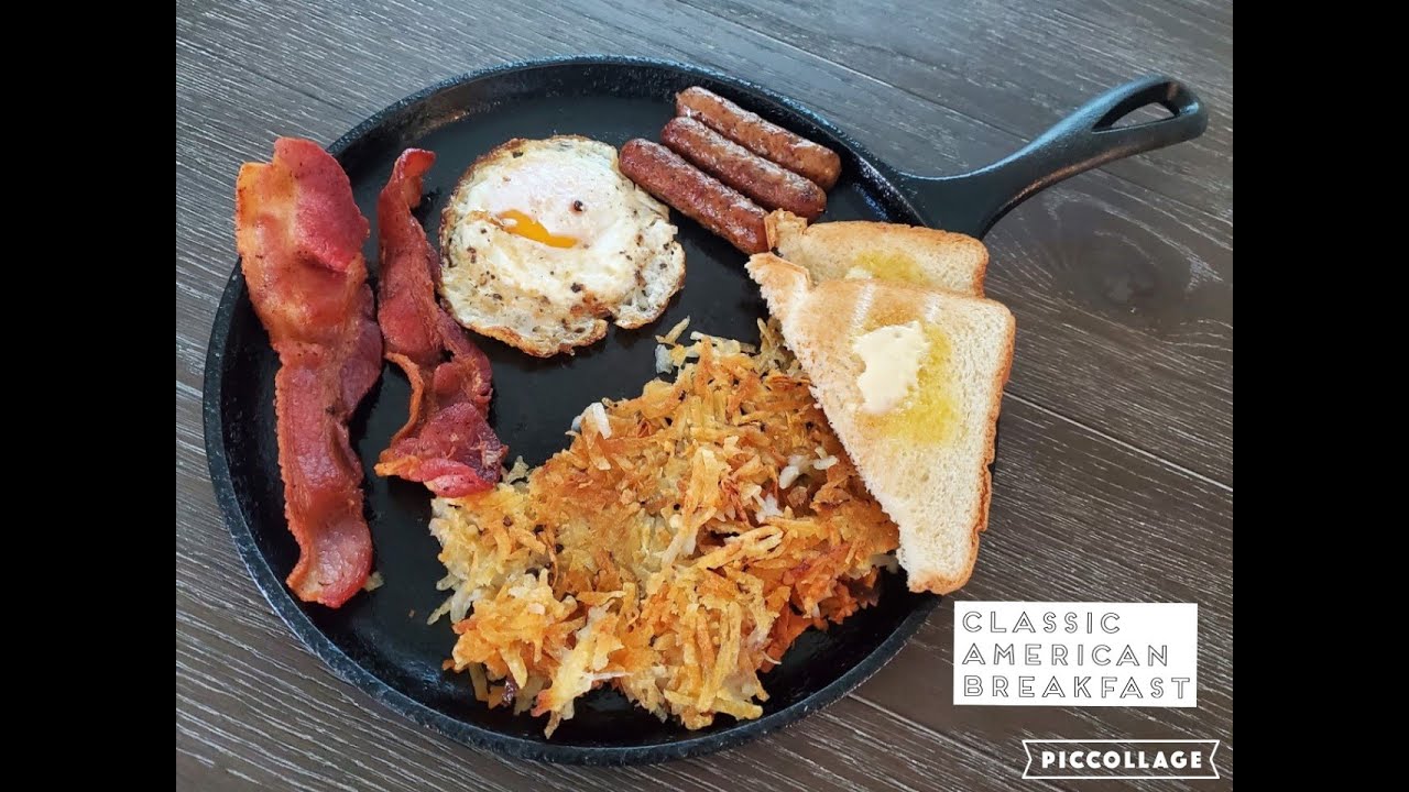 ഒരു Classic American Breakfast || Diner Style Breakfast || How to make ...