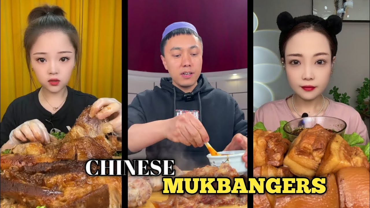 [Mukbang Eating Chinese food] Asmr Eating pork meat #mukbang - YouTube