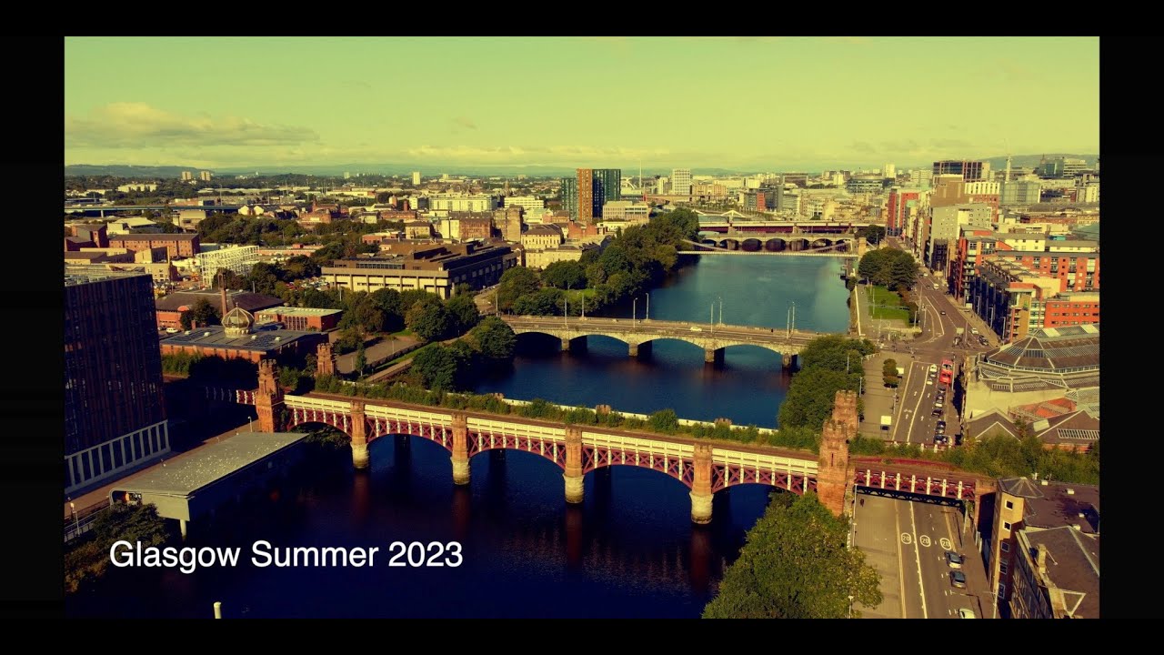 Glasgow Drone Beautiful Glasgow Summer 2023 - YouTube
