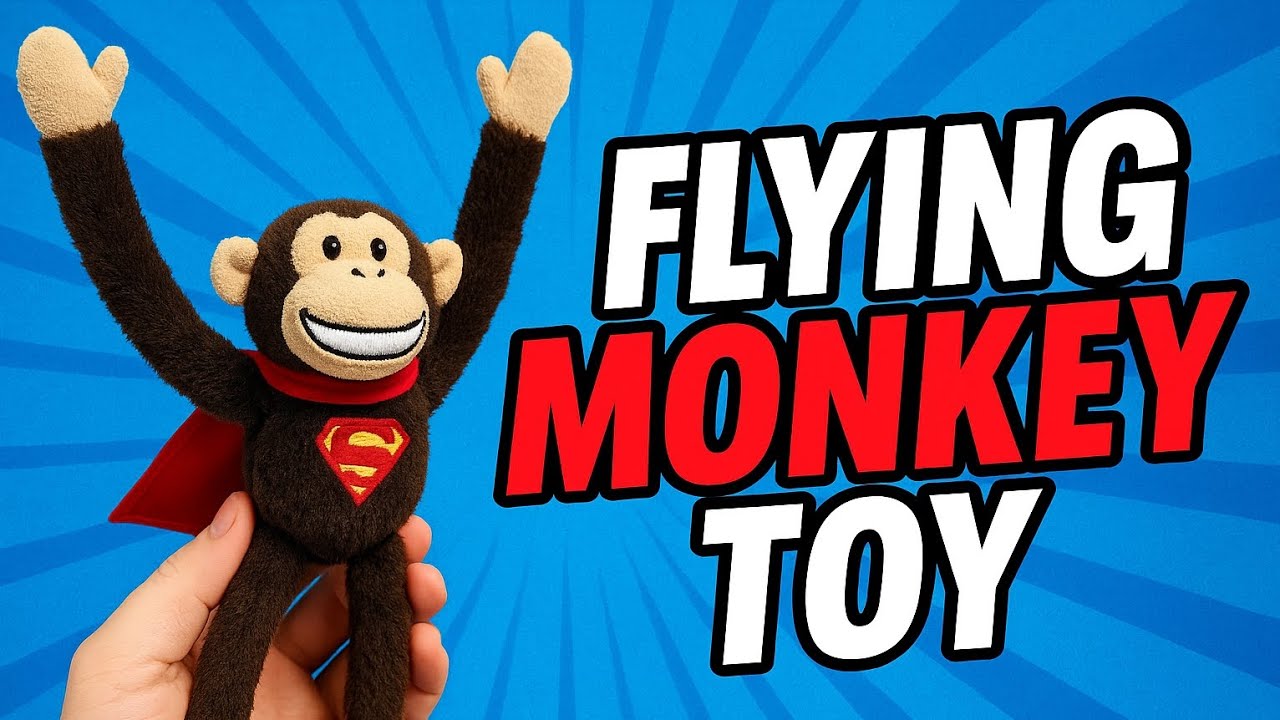 Flying monkey toy Flying toy for kids बच्चों के लिए उड़ने वाला खिलौना ...