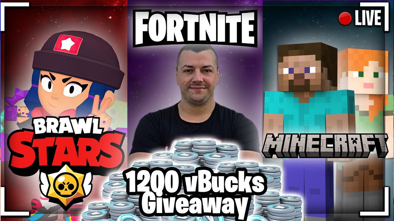 Brawl Stars I 1200 vBucks Giveaway u Fortnite / MC TNT Rain / USE CODE ...