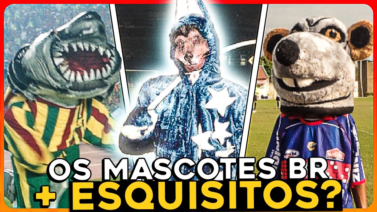 Os Mascotes mais ESQUISITOS do Brasil - YouTube