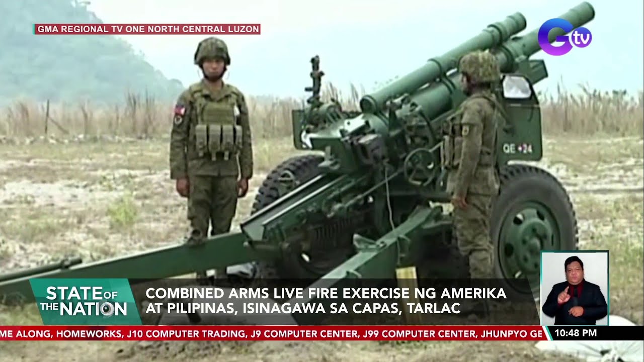 Combined arms live fire exercise ng Amerika at Pilipinas, isinagawa sa ...