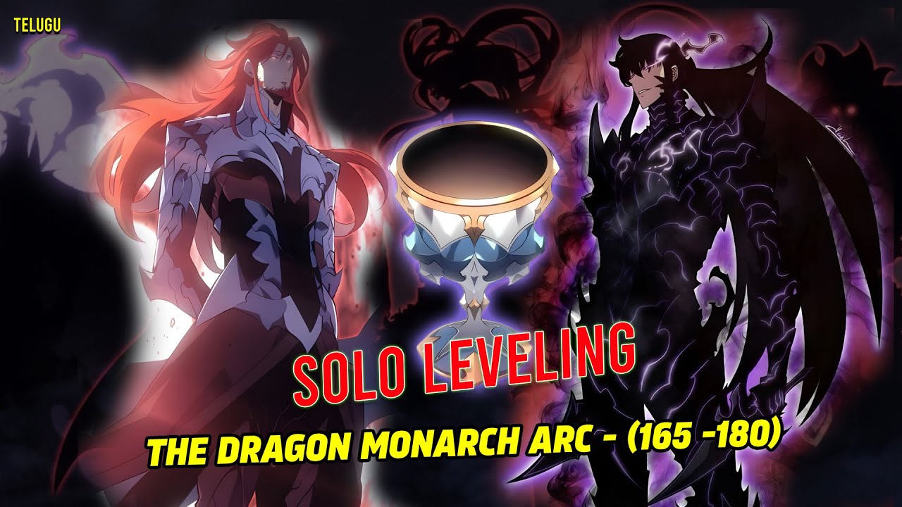 the final showdown jinwoo vs antares | the dragon monarch arc | chapter ...