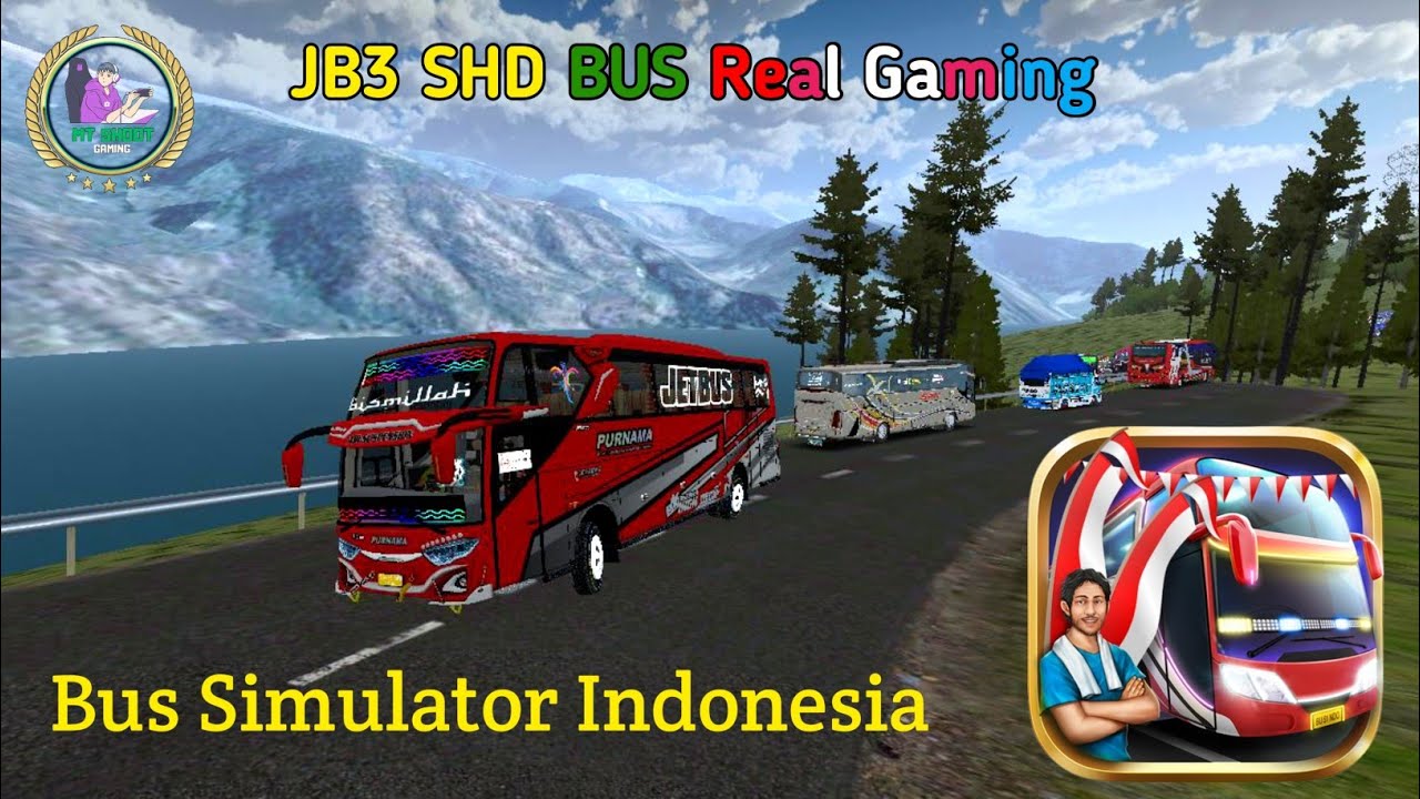 JB3 SHD Real Lampu Bus Mod Bus Simulator Indonesia hill map bussid ...