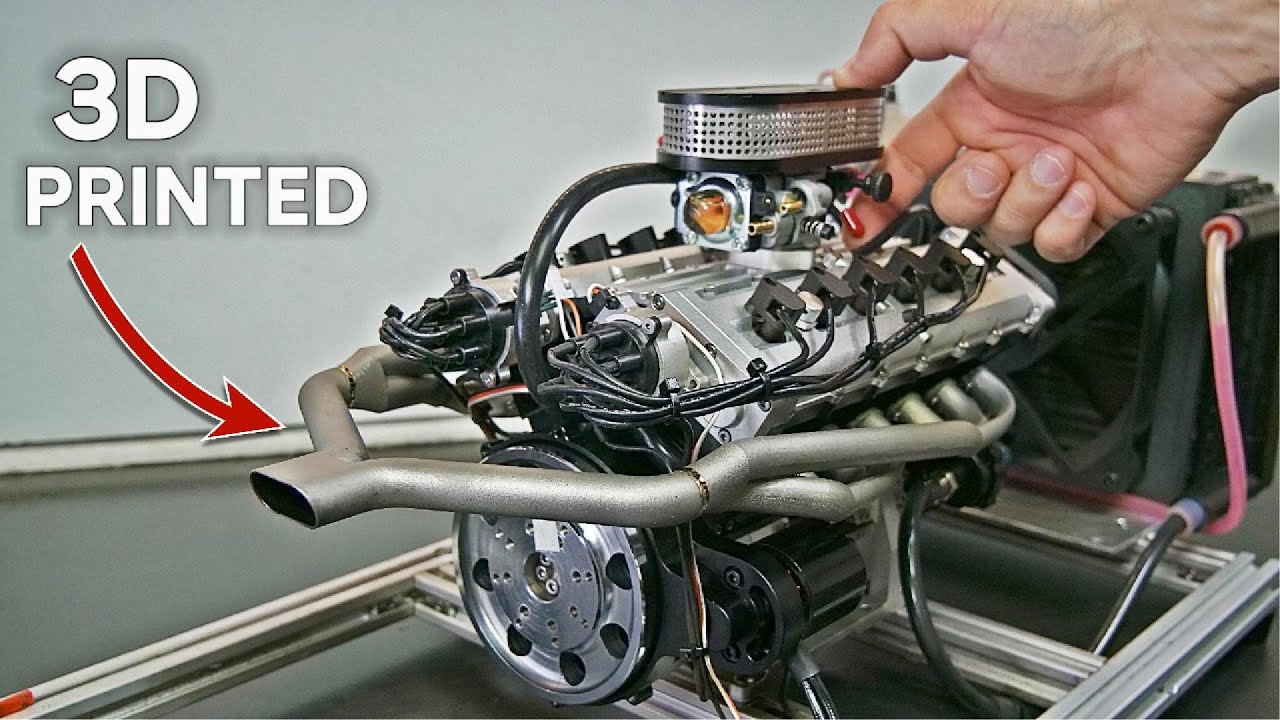 RC V12 Engine Gets TITANIUM Exhaust! - YouTube
