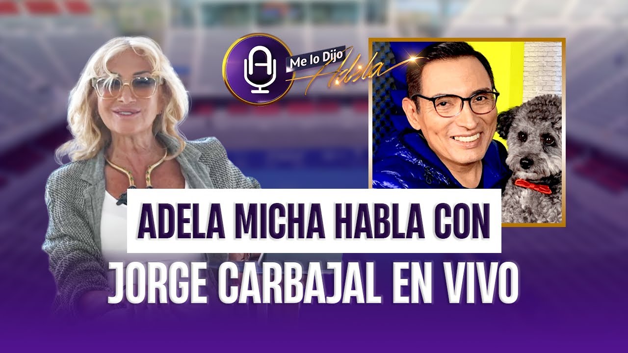 Adela y Jorge Carbajal se DISCULPAN y hablan EN VIVO | MLDA - YouTube