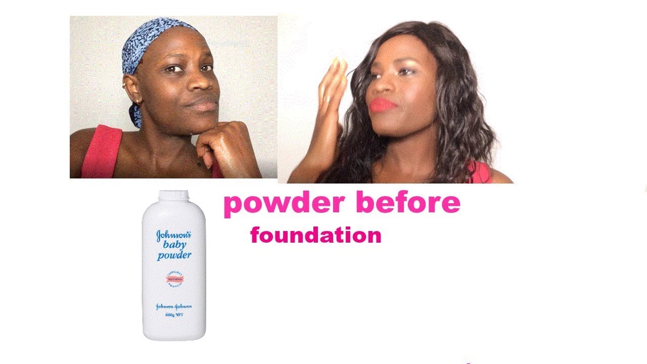 Tested and it does work.Powder before foundation - YouTube