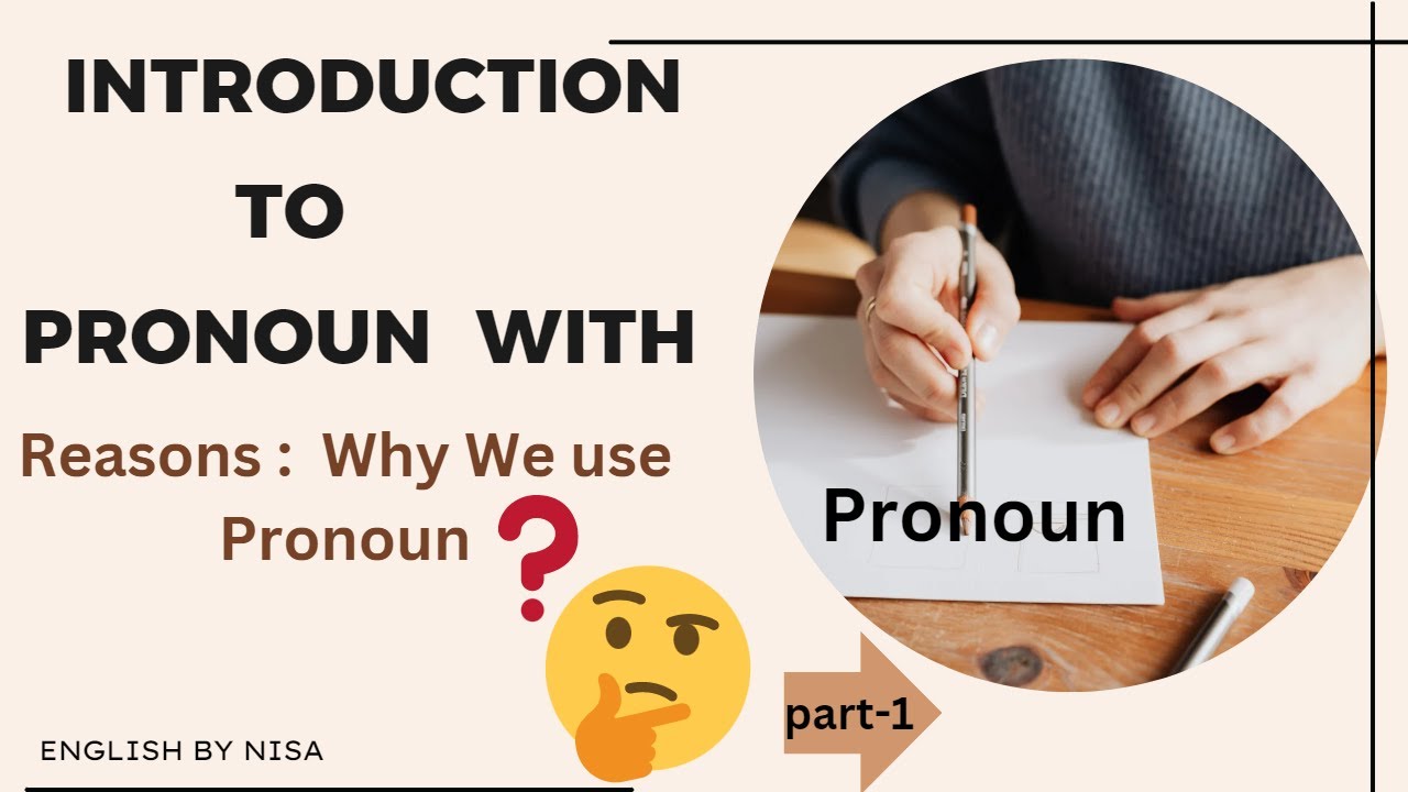 Pronoun Introduction & Types part-1 English by nisa - YouTube