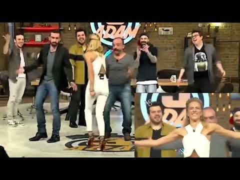 3 Adam / Burcu Esmersoy' un dans şovu