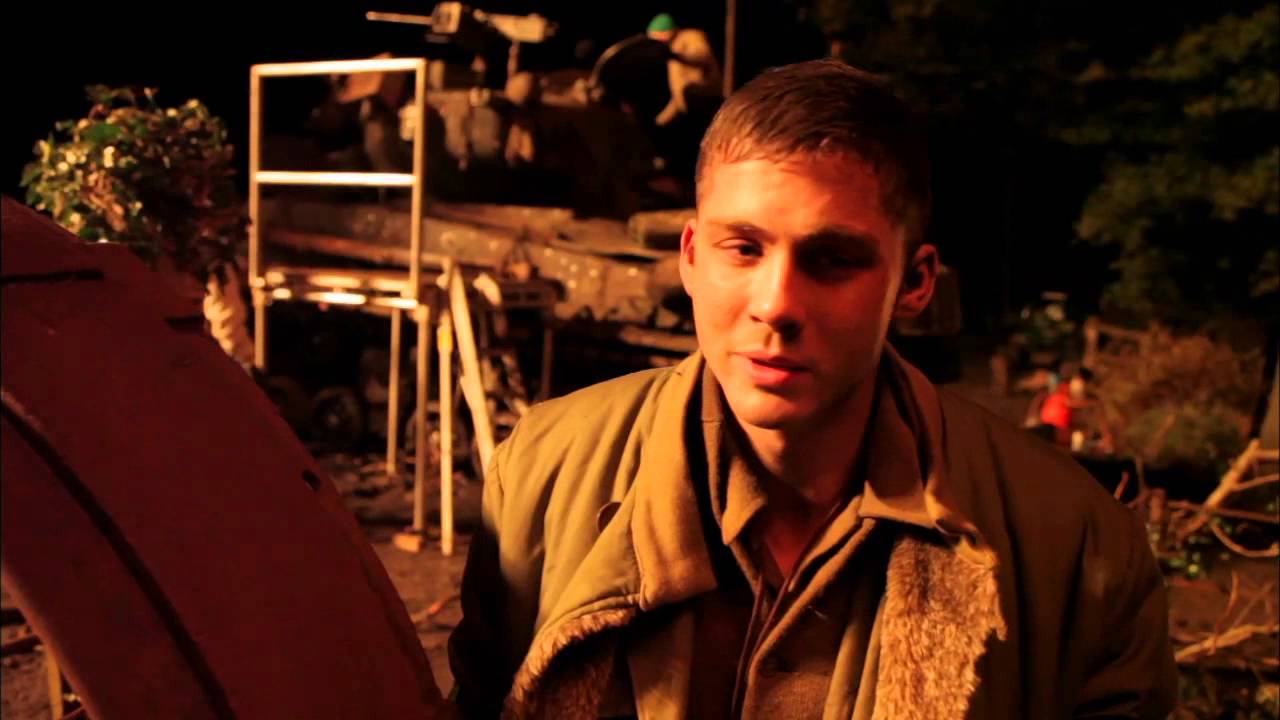 Fury: Logan Lerman "Norman Ellison" Behind the Scenes Movie Interview ...