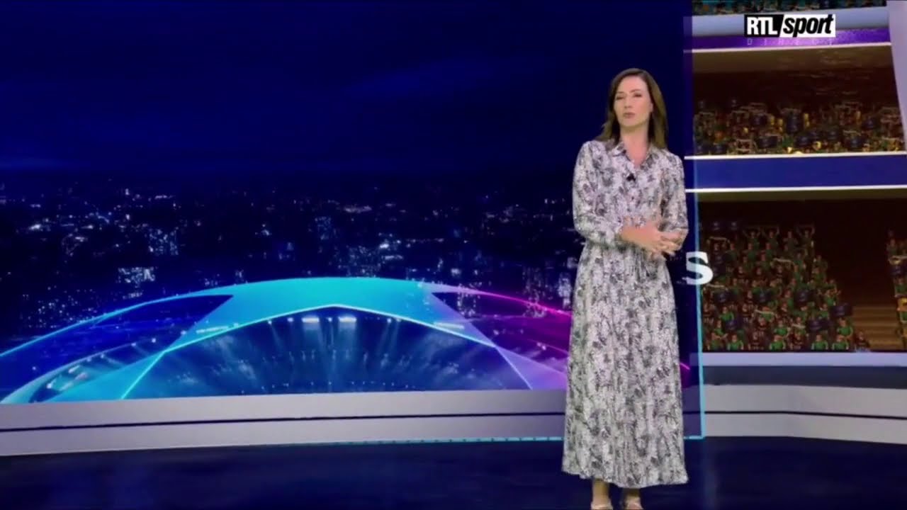 Anne Ruwet RTL Avant match Champions League 22 septembre 2020 (no sound ...