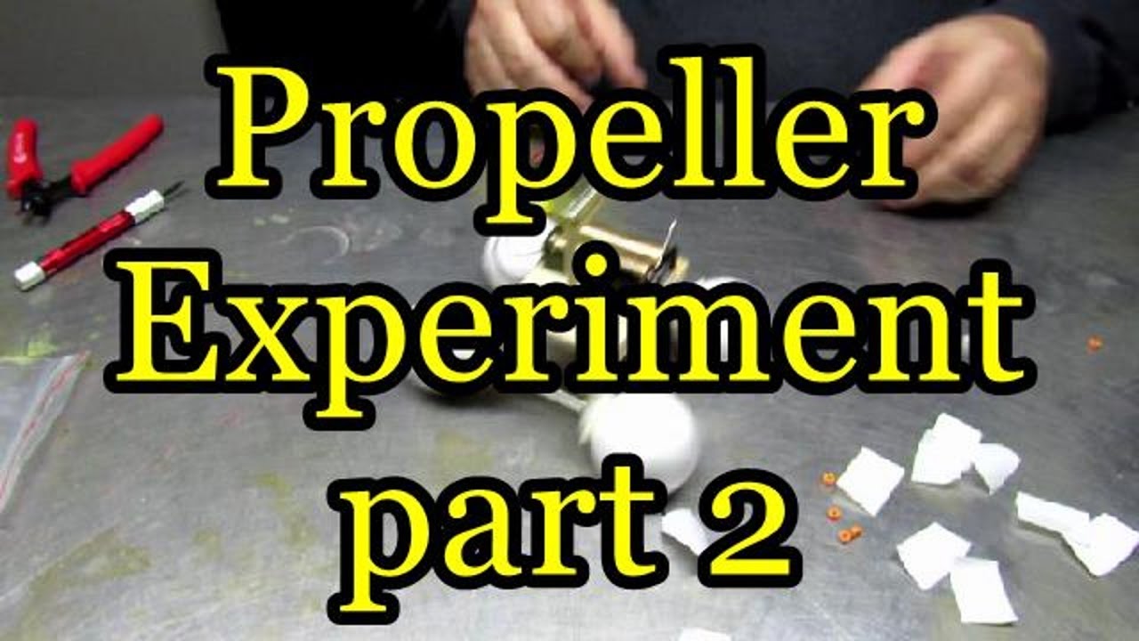 Propeller experiment part 2 newtons second law two minutes of science ...