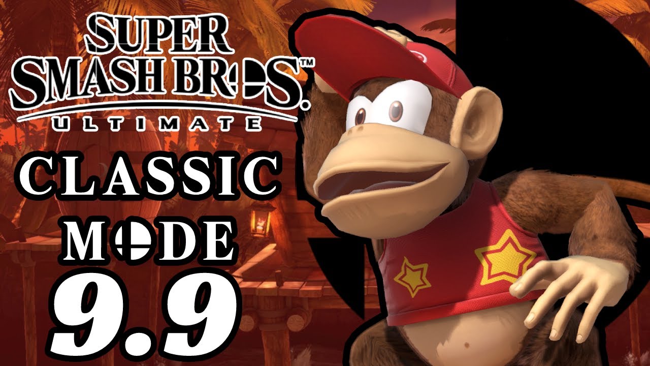Super Smash Bros. Ultimate | Classic Mode: Diddy Kong (9.9) - YouTube