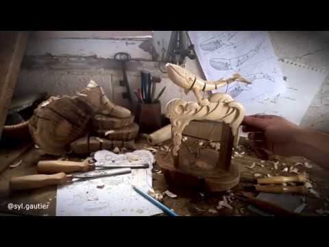 Wooden whale automaton - Wooden Migaloo #2 - - YouTube