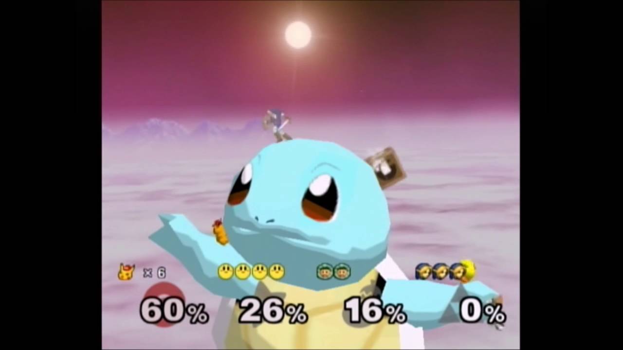 Super Smash Bros. Melee: VS. Mode - Kanto Skies Poké Floats - YouTube