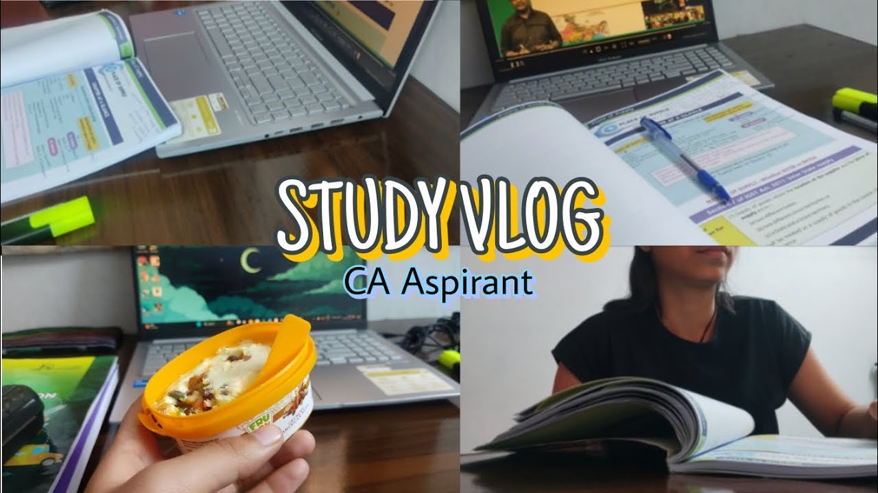 STUDY VLOG | CA ASPIRANT | STUDY SESSION 💗 - YouTube