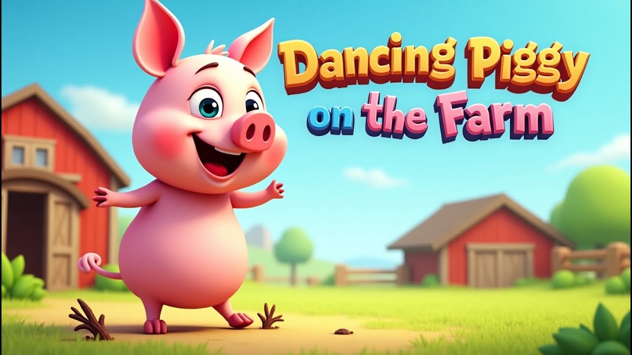 Piggy’s Happy Day | Dancing Piggy on the Farm 🎶🐷 | #HappyPiggy | # ...