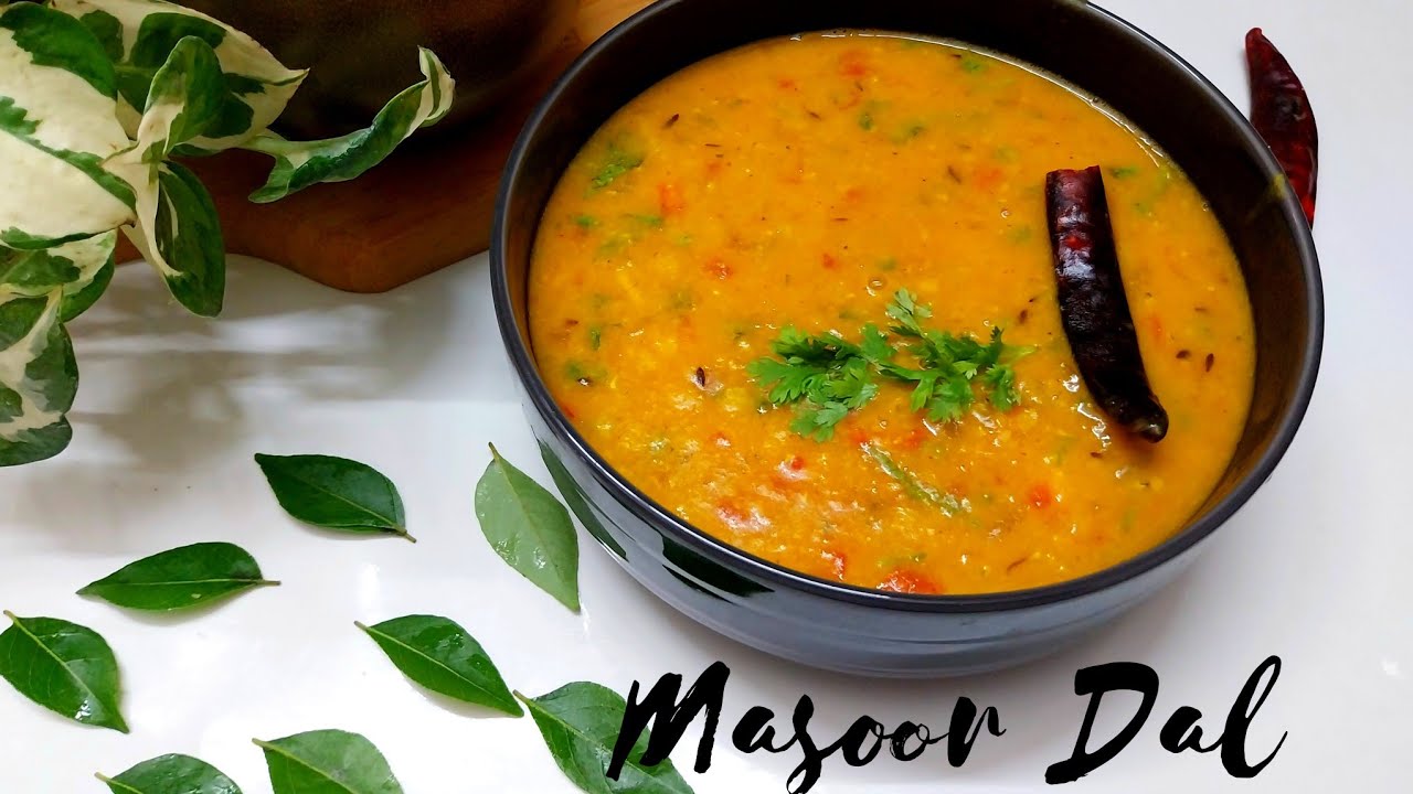 Masoor Dal recipe | Indian dinner recipe| Red lentil curry | How to ...