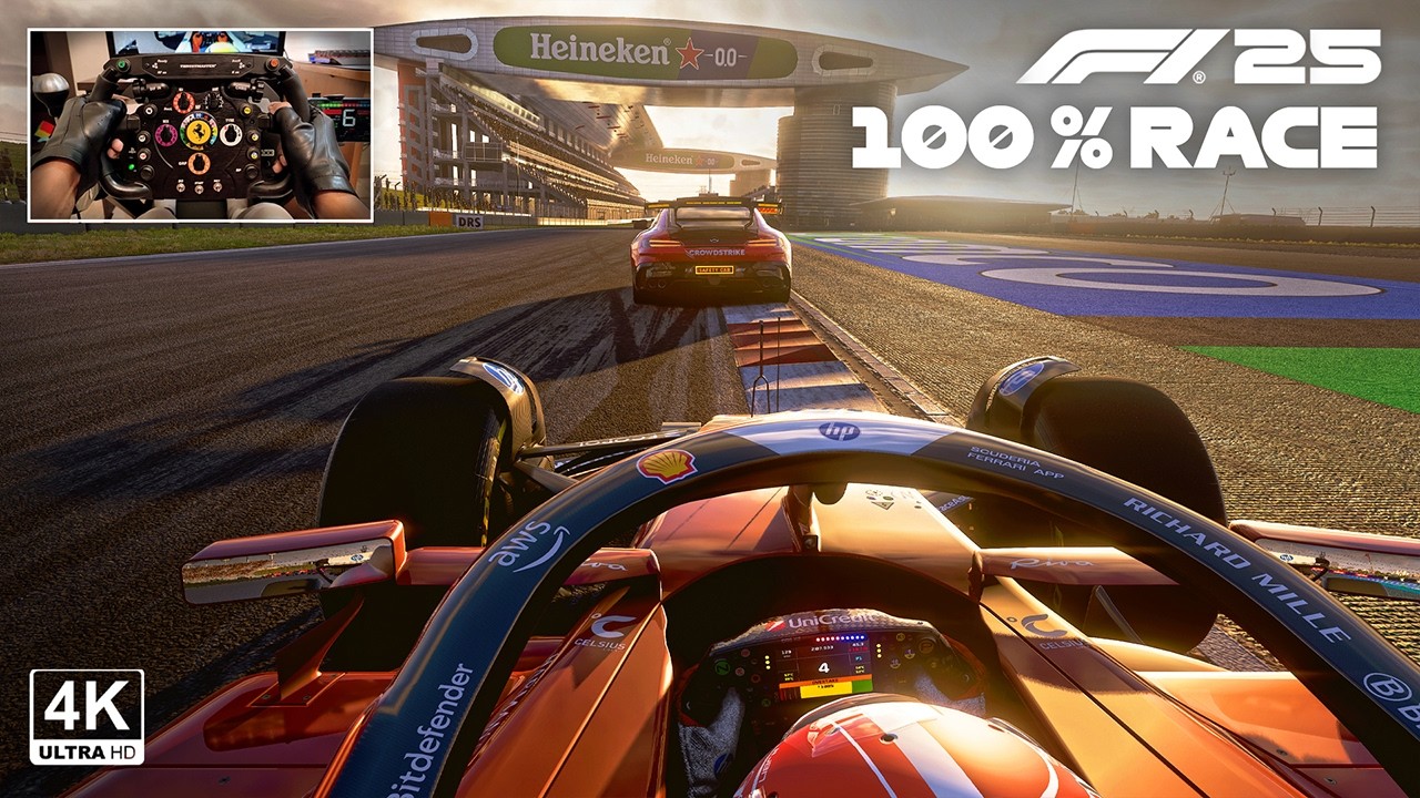 F1 25 MOD - Charles Leclerc's Ferrari SF-25 | 2025 Chinese GP 100% Race ...