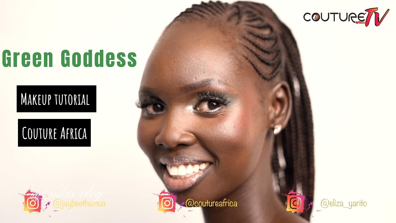 The Green Goddess - How to Create The Makeup Look. - YouTube