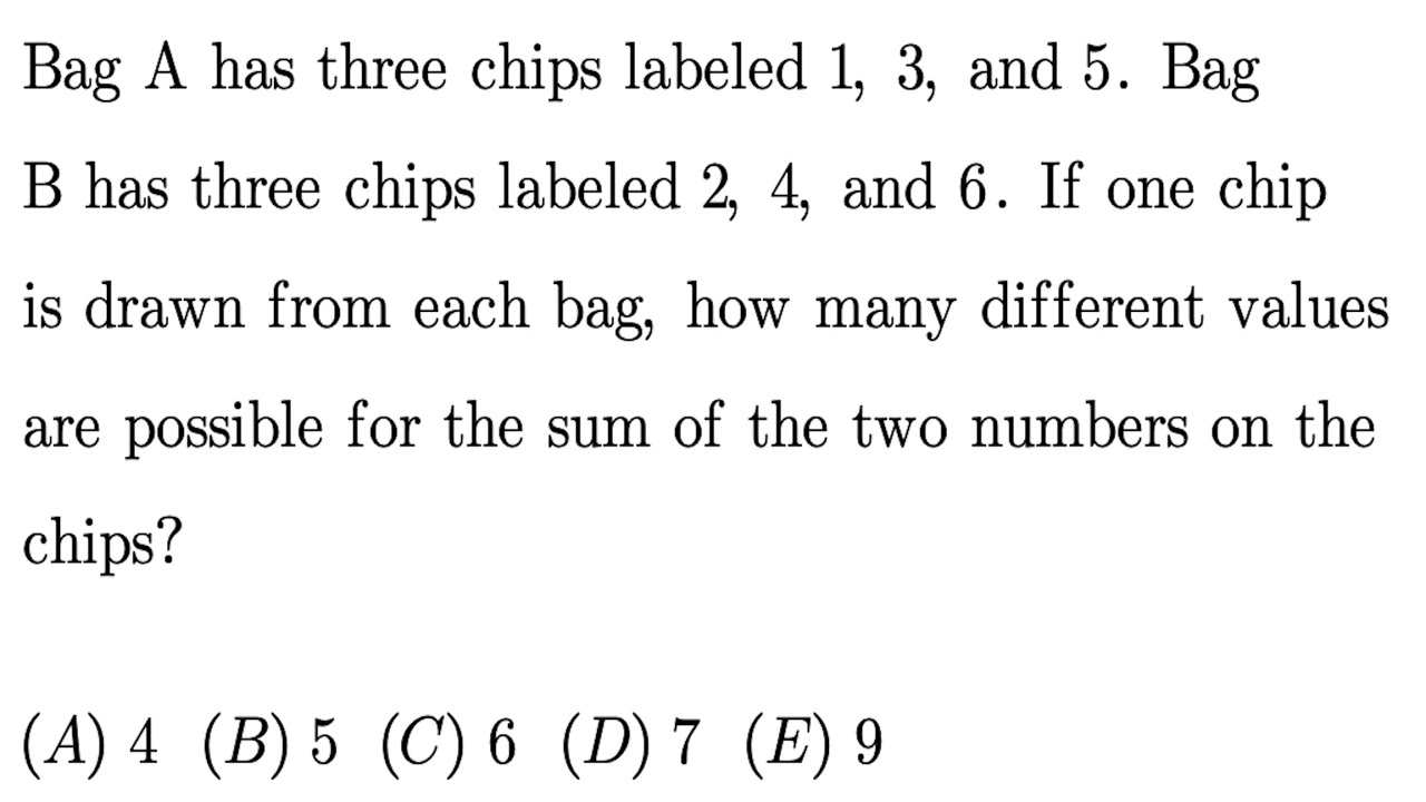 American Math Competition | 8th Grade | 2011 Problem 8 - YouTube