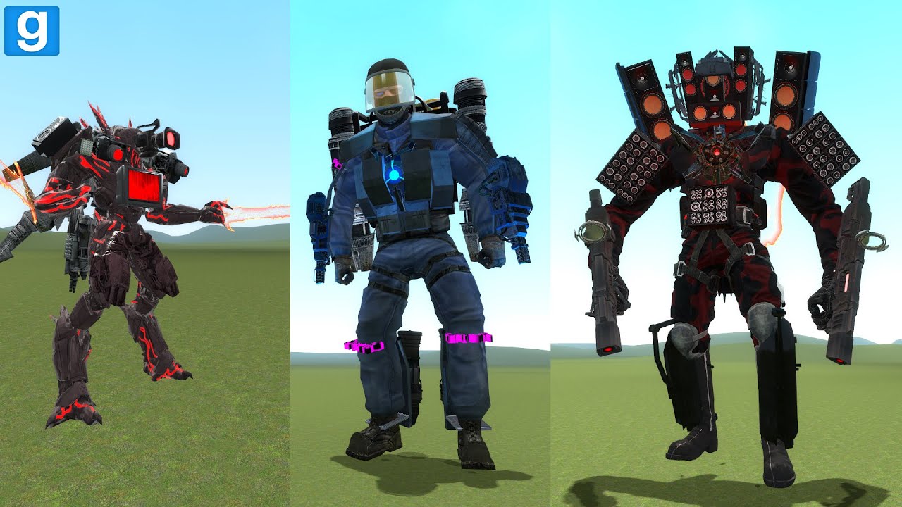 Gmod - Super Titan Speakerman giúp Ultra Tri-Titan diệt Super Human ...