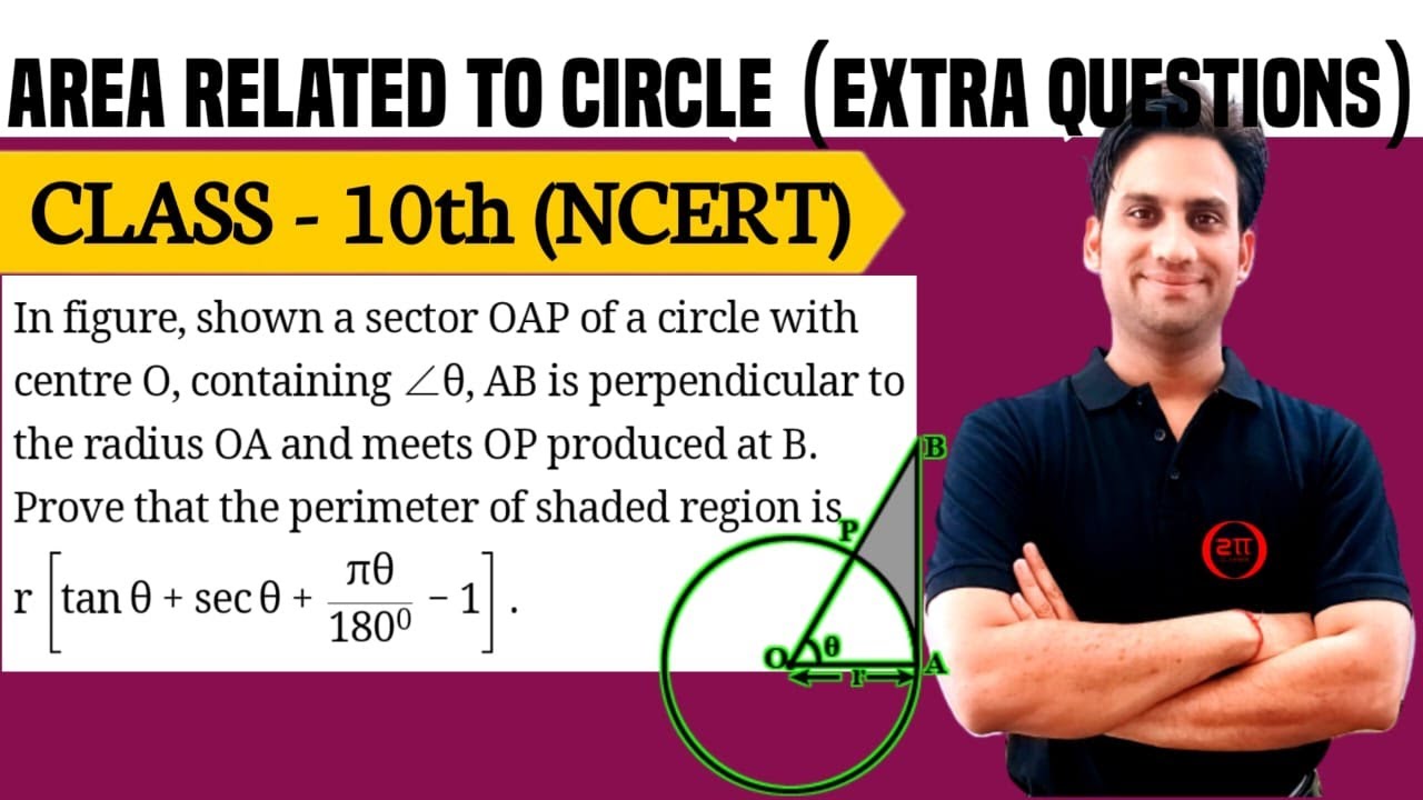 In figure, shown a sector OAP of a circle with centre O, containing ...