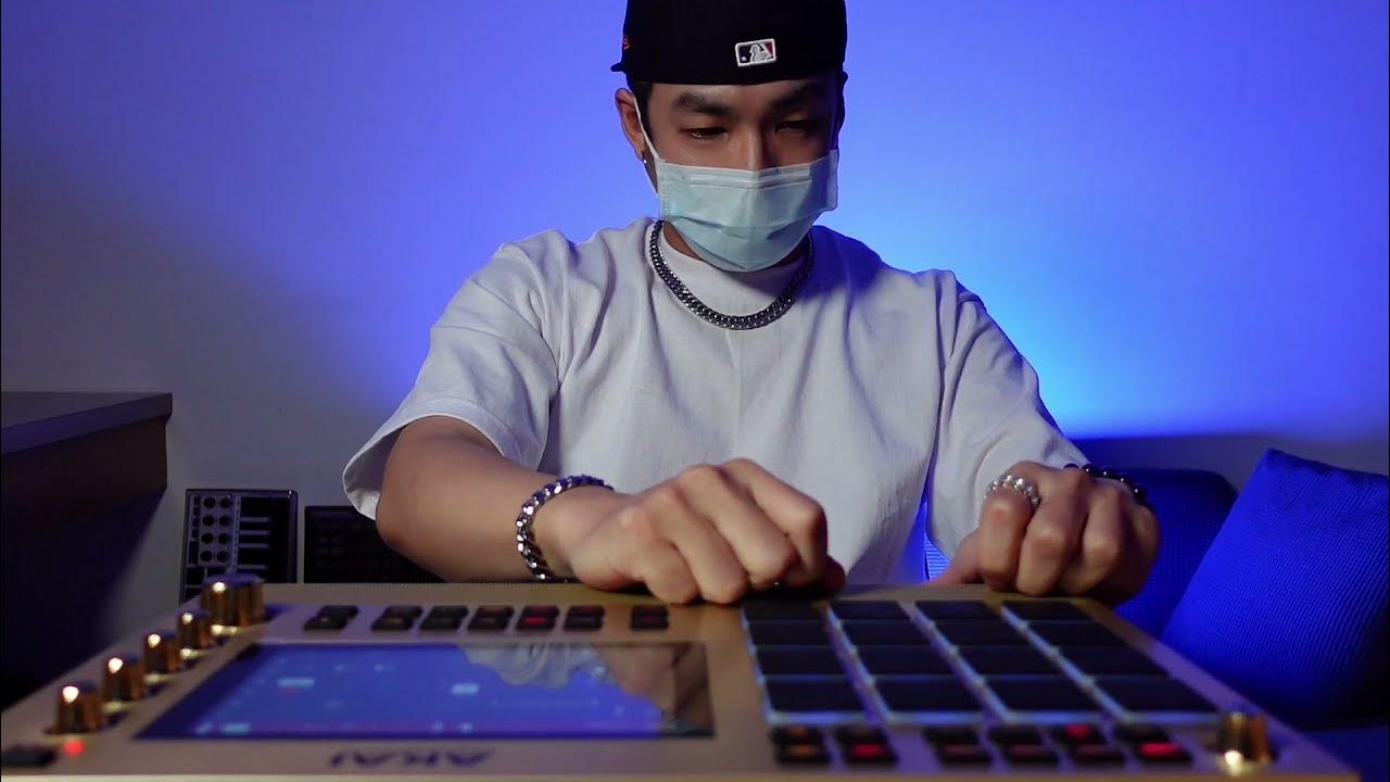 Finger Drumming｜ Akai MPC Live II ｜Hiphop Boom Bap Rap Beat 取樣機 手指鼓 MPC Live 2 gold edition｜JEN ...