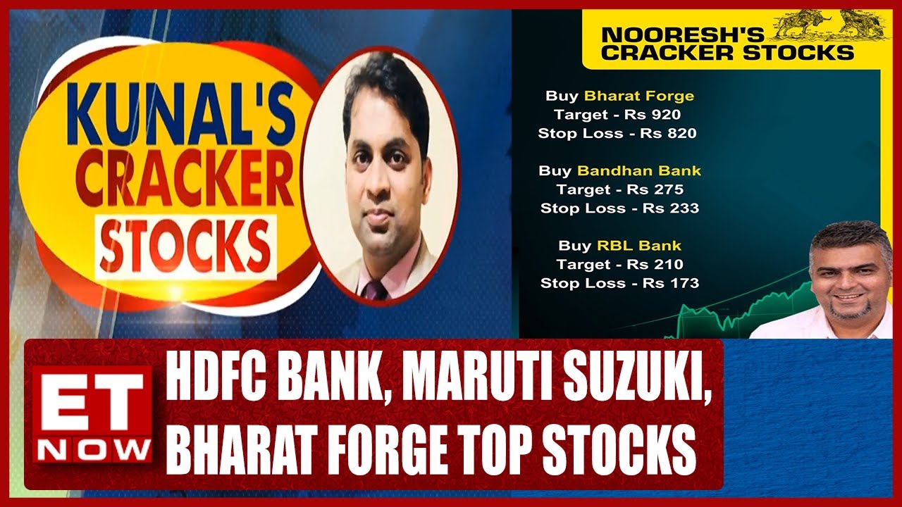 HDFC Bank, Maruti Suzuki, Bharat Forge | Kunal & Nooresh's Top Stock ...