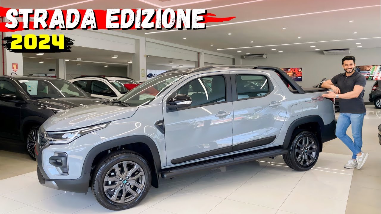 STRADA 2024 na versão mais exclusiva e com motor TURBO - YouTube