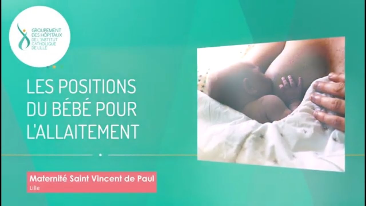 TUTO Maternité : les positions de bébé pour l'allaitement - YouTube