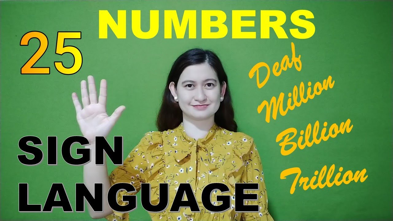 DEAF teaching NUMBERS up to 1 TRILLION - YouTube