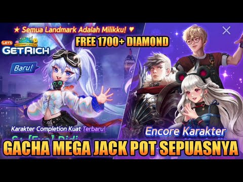 SALAH DOWNLOAD DIKIRA GET RICH 2 😂 TAPI DAPAT 1700+ DIAMOND DAN GACHA MEGA JACK POT SEPUASNYA ...