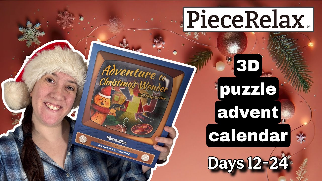 I finished my 3D puzzle advent calendar by PieceRelax - Days 12 - 24 ...
