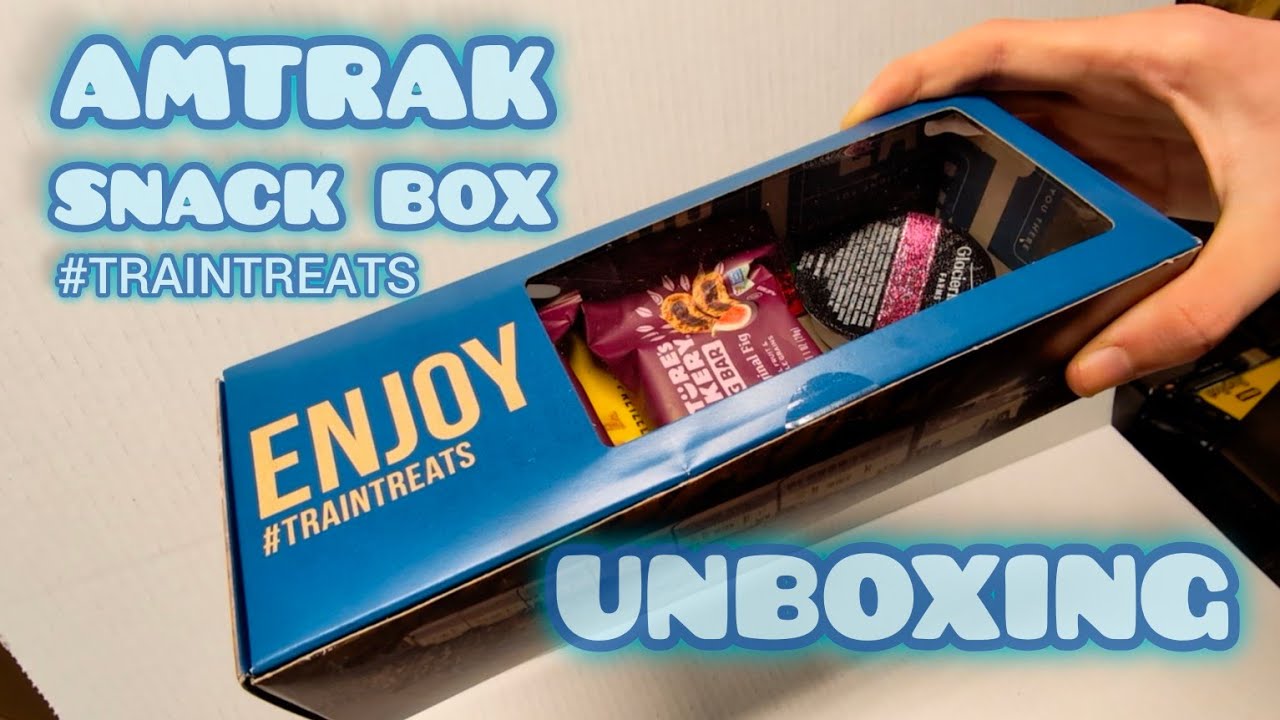 Amtrak Surfliner Snack Box Unboxing #railfans #traintreats - YouTube