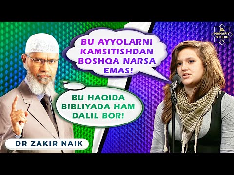 Dr Zakir Naik va Oksford uyushmasining kotibasi o‘rtasidaga munozara o‘zbek tilida tarjima 2022