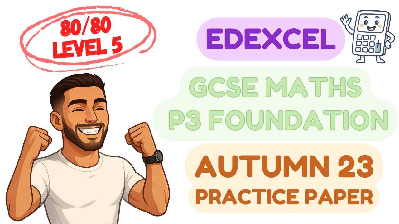 Edexcel GCSE Maths Foundation | Paper 1 November Autumn 23 | Paper ...
